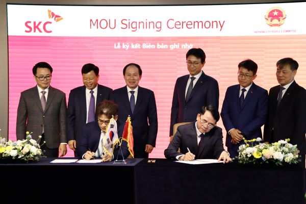 Ký kết biên bản ghi nhớ hợp tác giữa SKC và thành phố Hải Phòng