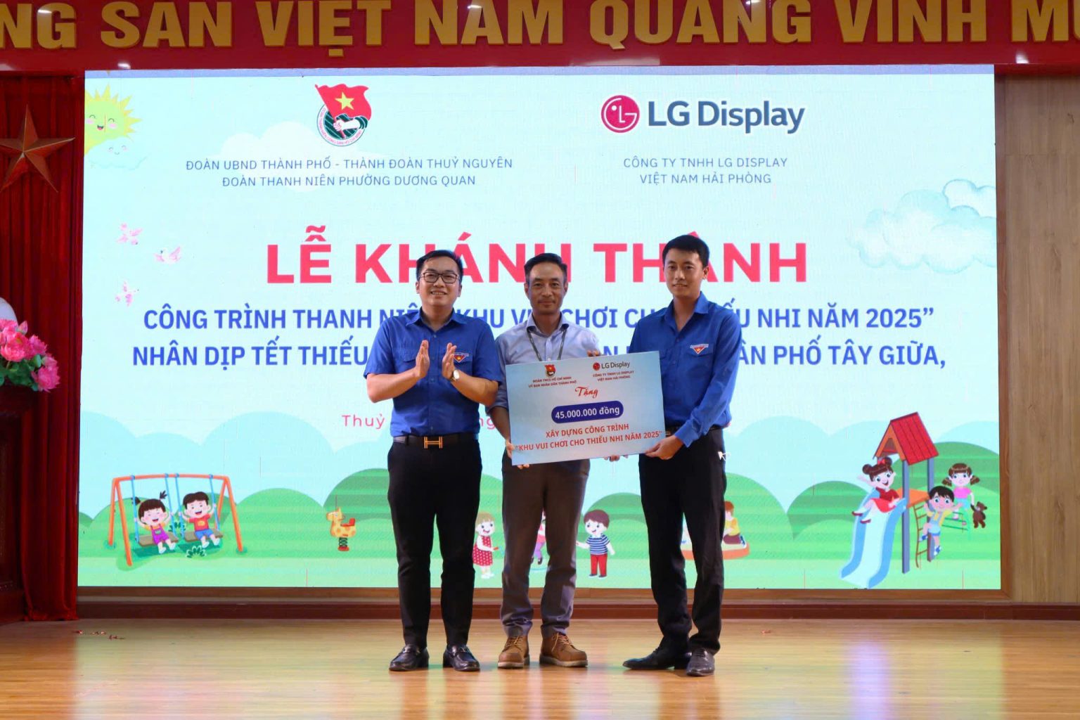 Công ty TNHH LG Display Việt Nam Hải Phòng khánh thành Công trình Thanh ...